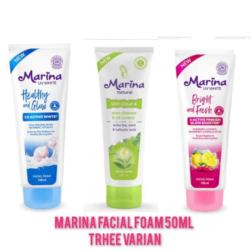 Jual Marina facial wash 50ml | Shopee Indonesia