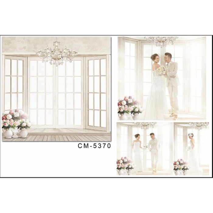 Jual Background/ Latar Belakang Studio Wallpaper Bermotif Jendela Mewah ...