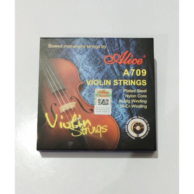 Jual Senar biola Violin Alice 709 Alice A709 Alice Tujuh Kosong ...