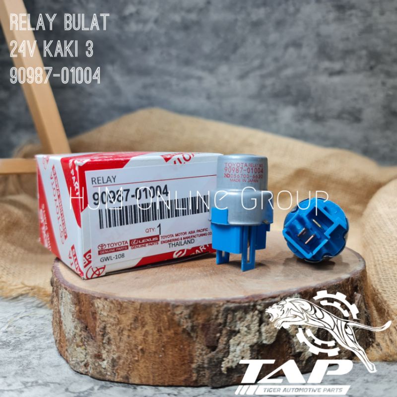 Jual RELAY BULAT M3 24V KAKI 3 DYNA 125HT RINO 14B 90987-01004 | Shopee ...