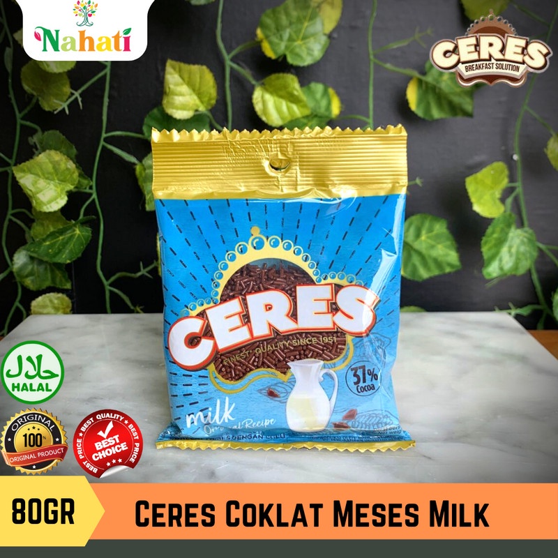 Jual Ceres Milk Original Recipe 80gr / Cokelat Meses Susu | Shopee ...