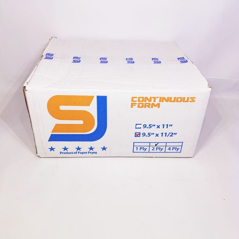 Jual Paper Pryns Continuous Form 9,5 x 11/2 2ply SJ Orange (1 lembar dibagi 2) - Putih | Shopee ...