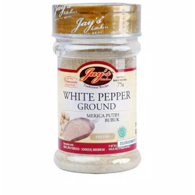 Jual Jays White pepper Ground 75 gr | Shopee Indonesia