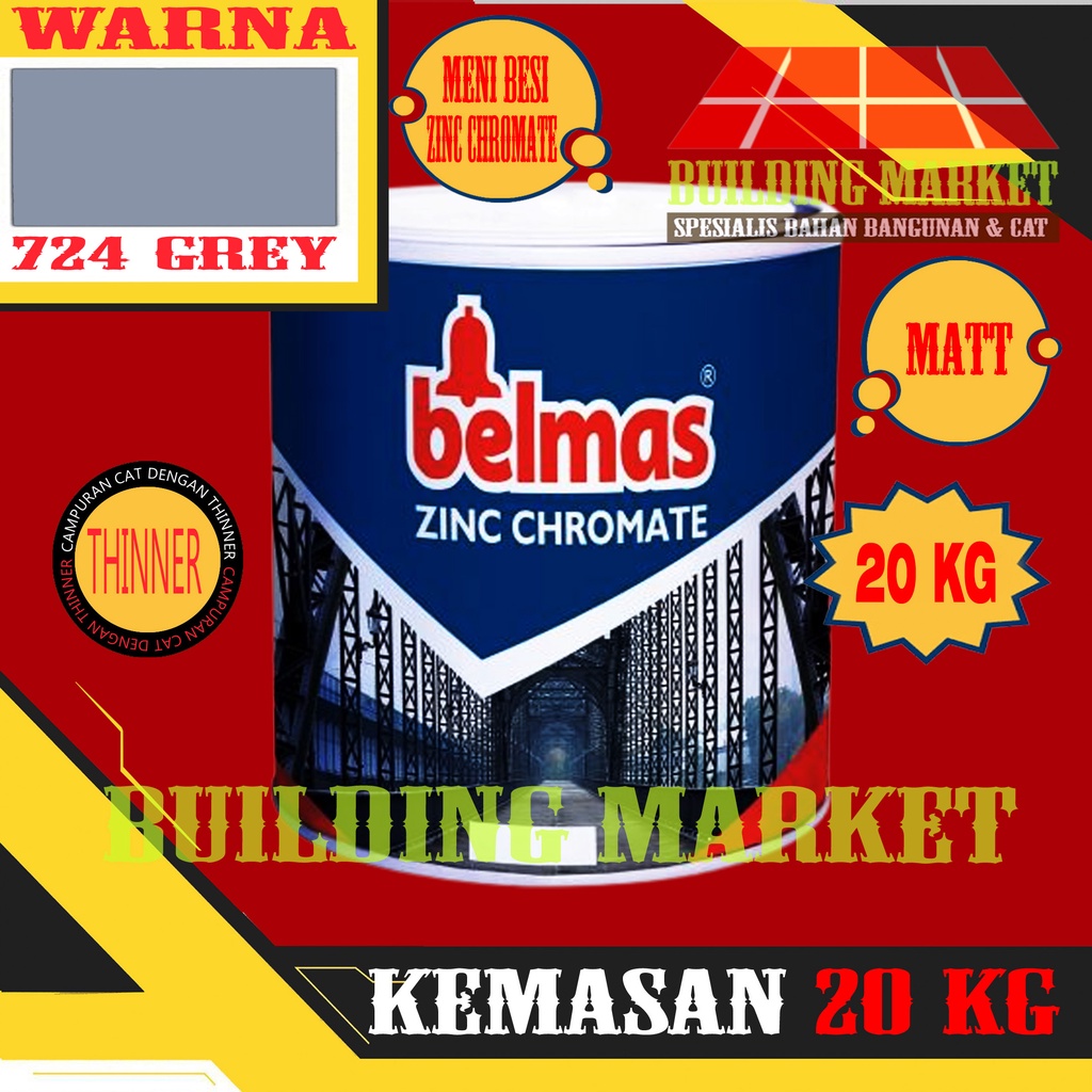 Jual CAT MENI BELMAS CHROMATE CAT ZINC CHROMATE BELMAS AVIAN CAT DASAR ...