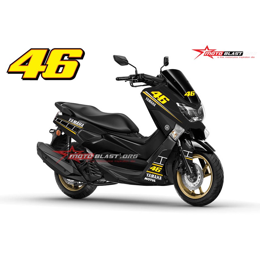 Jual Decal Sticker Motoblast - NMAX Black 60TH Anniversary-Fullbody ...