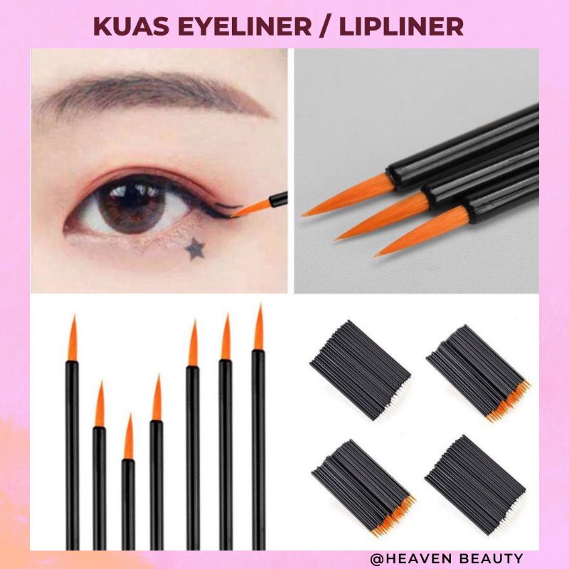 Jual Disposable Eyeliner dan Lipliner Brush | Kuas Eye liner Sekali ...