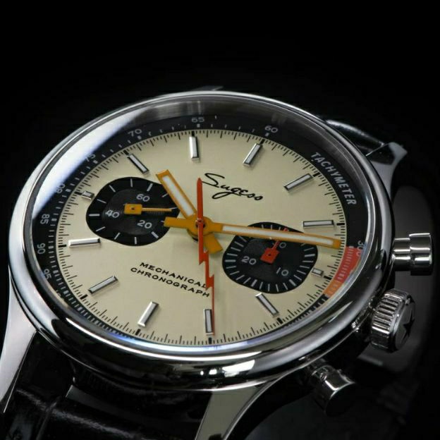 Jual Jam Tangan Sugess ST19 Mechanical Chronograph Seagull Movement ...