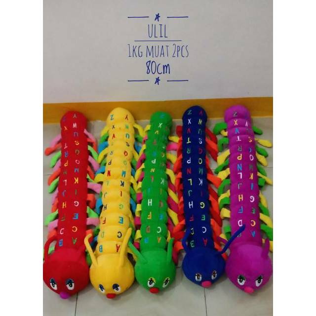 Jual Boneka Ulil Besar Ukuran 80 Cm Berat 500 Gram Bagus Warna Hijau Merah Biru Ungu Shopee
