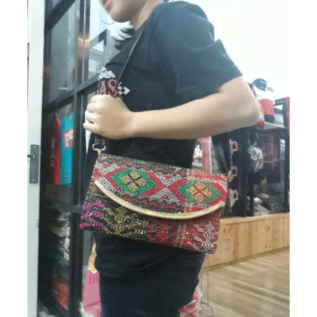 Jual Tas Ulos tali panjang MURAH tp bkn murahan asli HAND MADE, lokal ...