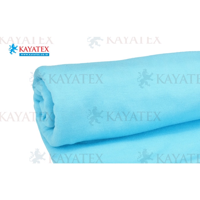 Jual KAIN PE SEMI COTTON 20S TONIC BLUE (BAHAN KAOS) | Shopee Indonesia