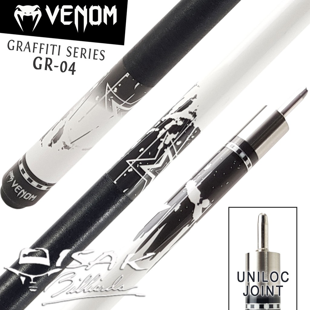 Jual Venom Pool Cue GR-04 - Graffiti Uniloc Series Billiard Stick ...