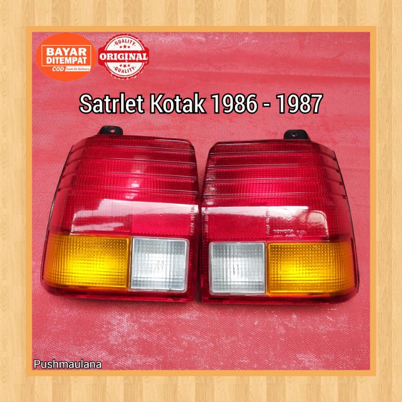 Jual StopLamp Starlet Kotak 86 - 87 Original - Lampu Starlet Ori ...