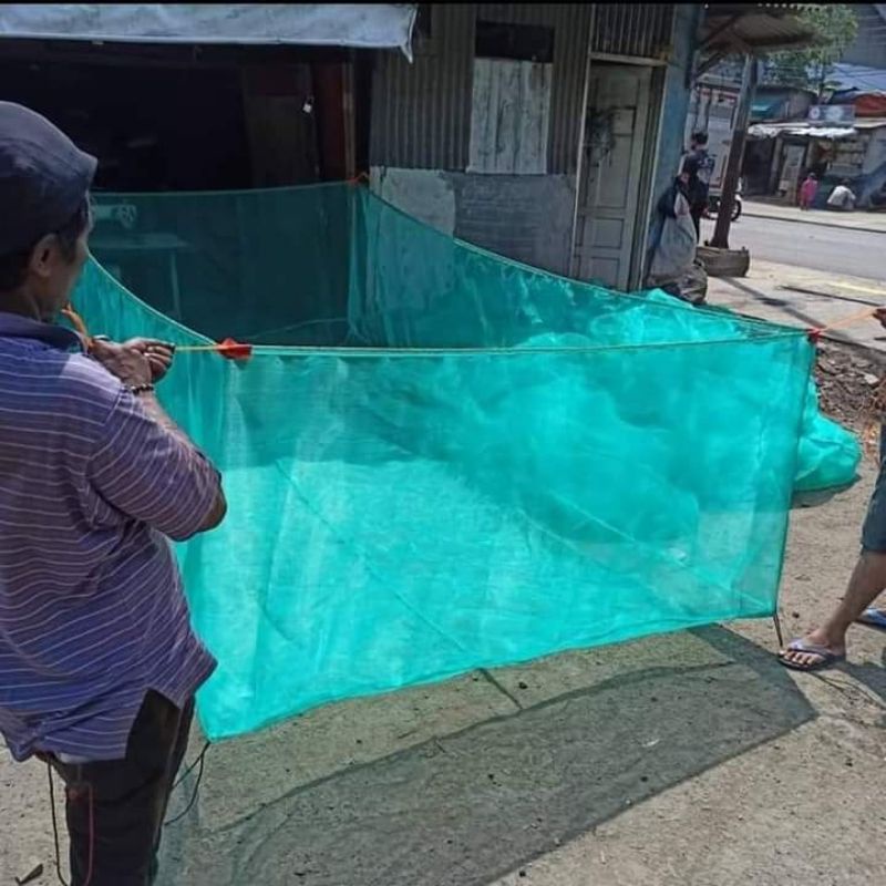 Jual jaring keramba ikan kasa hijau 4x2x1 | Shopee Indonesia