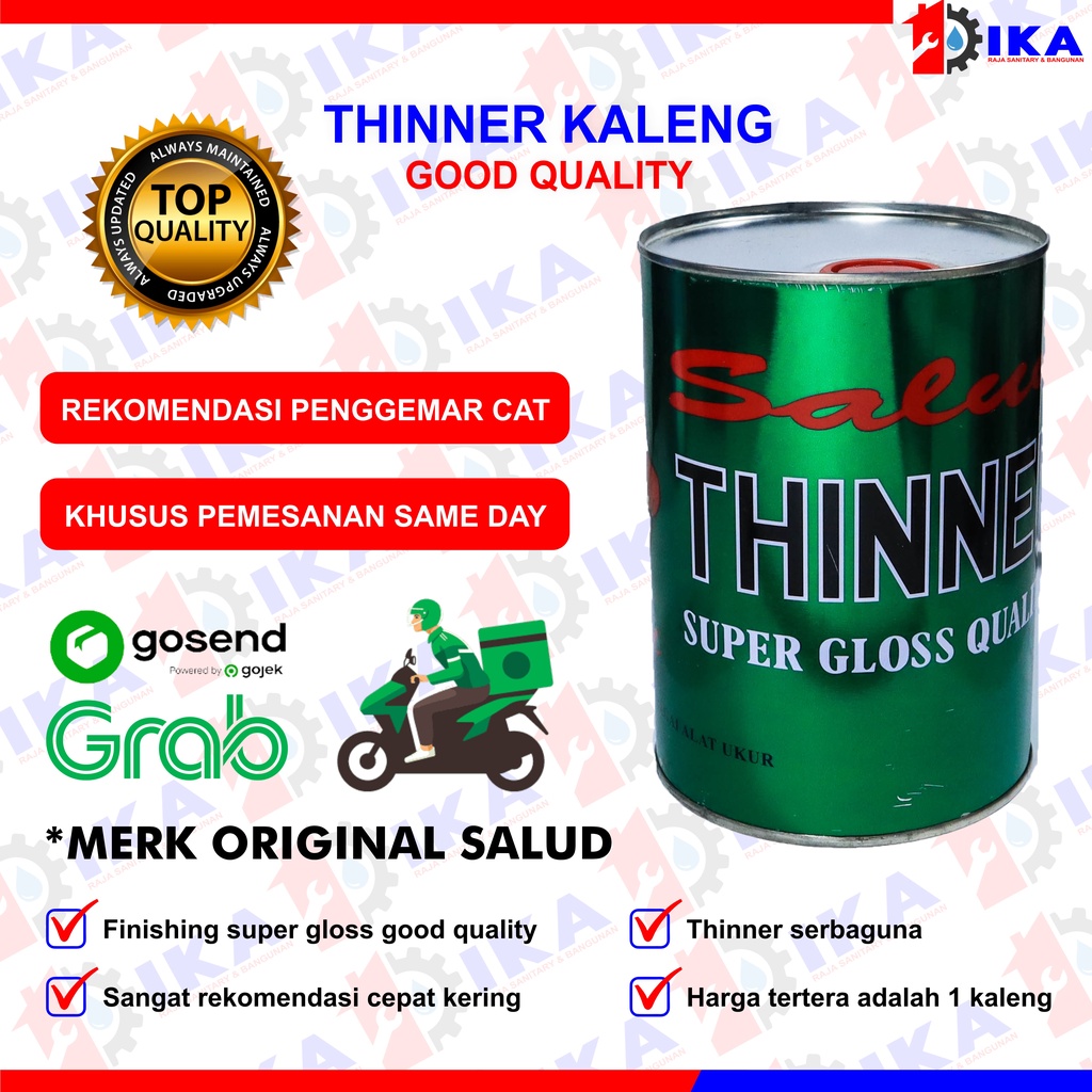 Jual (GRAB/GOJEK ONLY) THINNER 1 LITER SUPER GLOSS TCI Thiner Pengencer cat minyak besi Kayu ...
