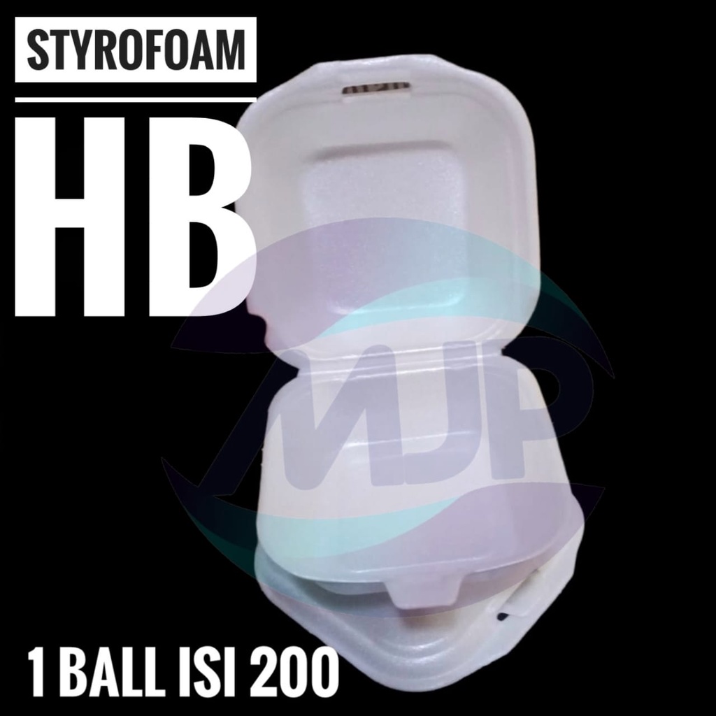 Jual MJP || STYROFOAM HB KOTAK KECIL / STEROFOAM SEBLAK ISI 200 PC ...