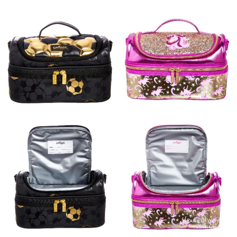 Jual SMIGGLE GOLD DOUBLE DECKER STRAP LUNCHBOX ORIGINAL | Shopee Indonesia