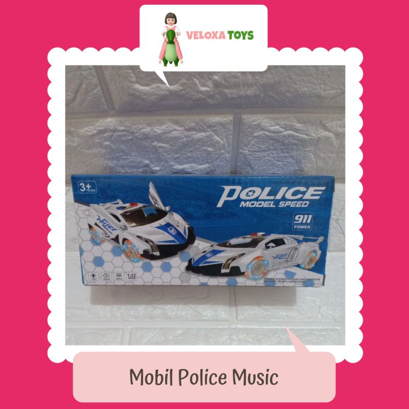 Jual Mobil Polisi Music Police Model Speed | Shopee Indonesia