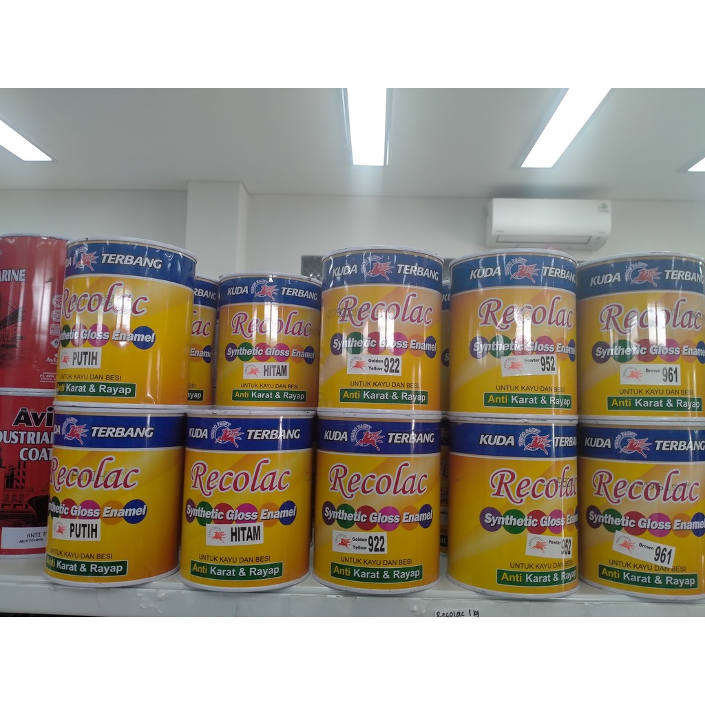 Jual Cat Recolac Kuda Terbang Cat Besi Anti Karat Cat Kayu Anti Rayap ...