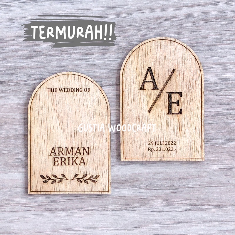 Jual Laser Cut Grafir Kubah Nama Mahar Dome Kayu | Seserahan Mahar ...