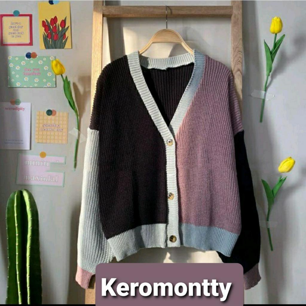 Jual JAKET RAJUT SWEATER CARDIGAN 2 WARNA / TWO COLOURS | Shopee Indonesia