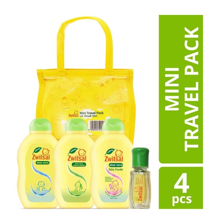 Jual ZWITSAL Travel Pack Paket Perlengkapan Bayi /ZWITSAL Mini Travel ...
