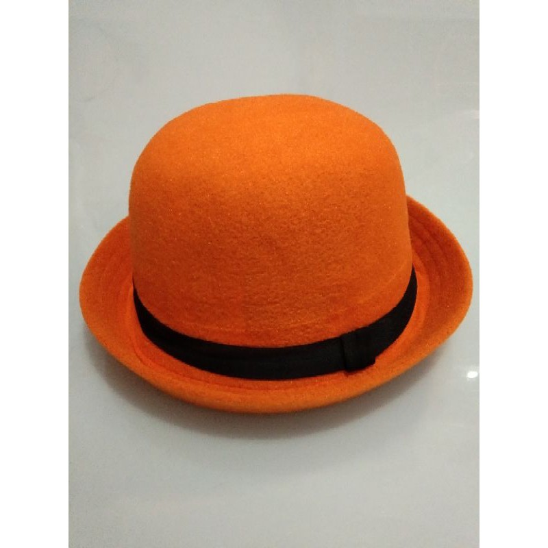 Jual Topi Bowler Hat Dewasa Cewek/Cowok Topi Caplin | Shopee Indonesia
