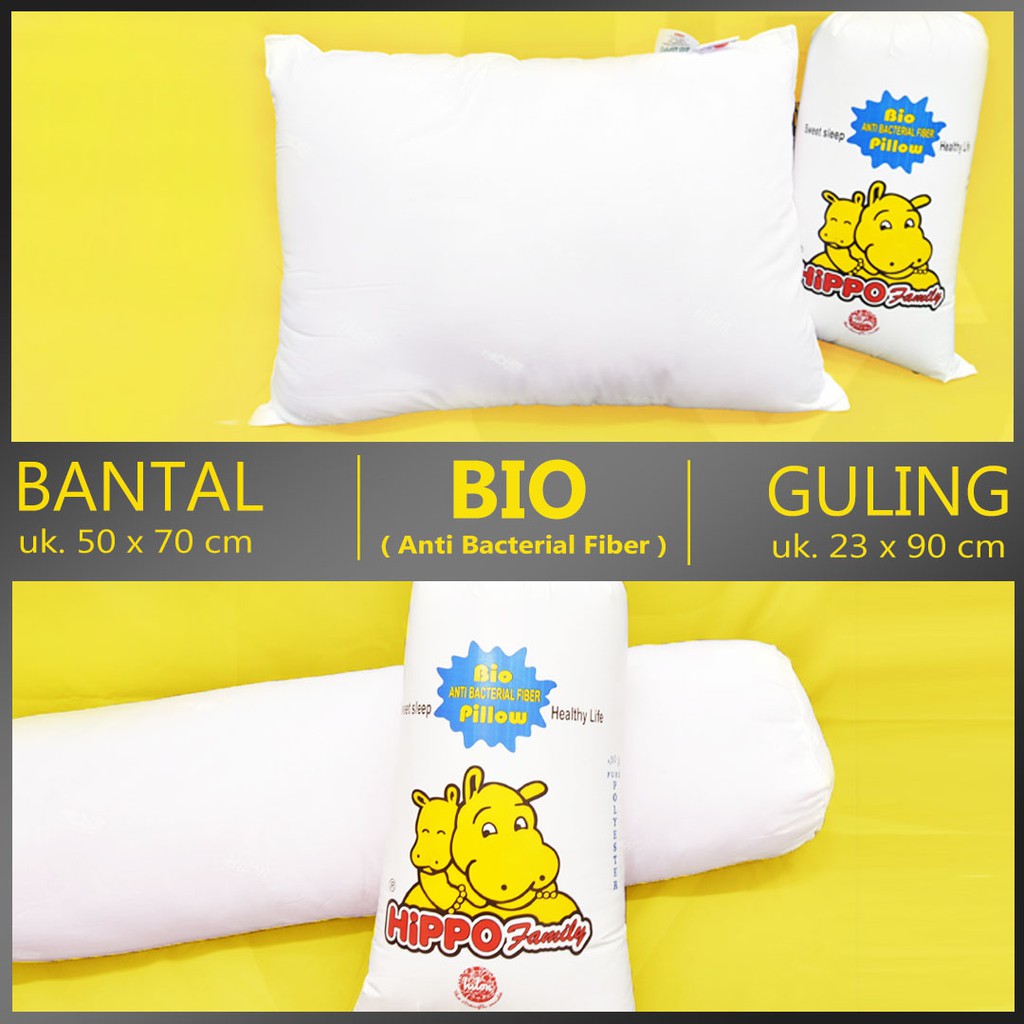 Jual BANTAL GULING BIO ANTI ALERGI FULL SILICON BY HIPPO FAMILY ...