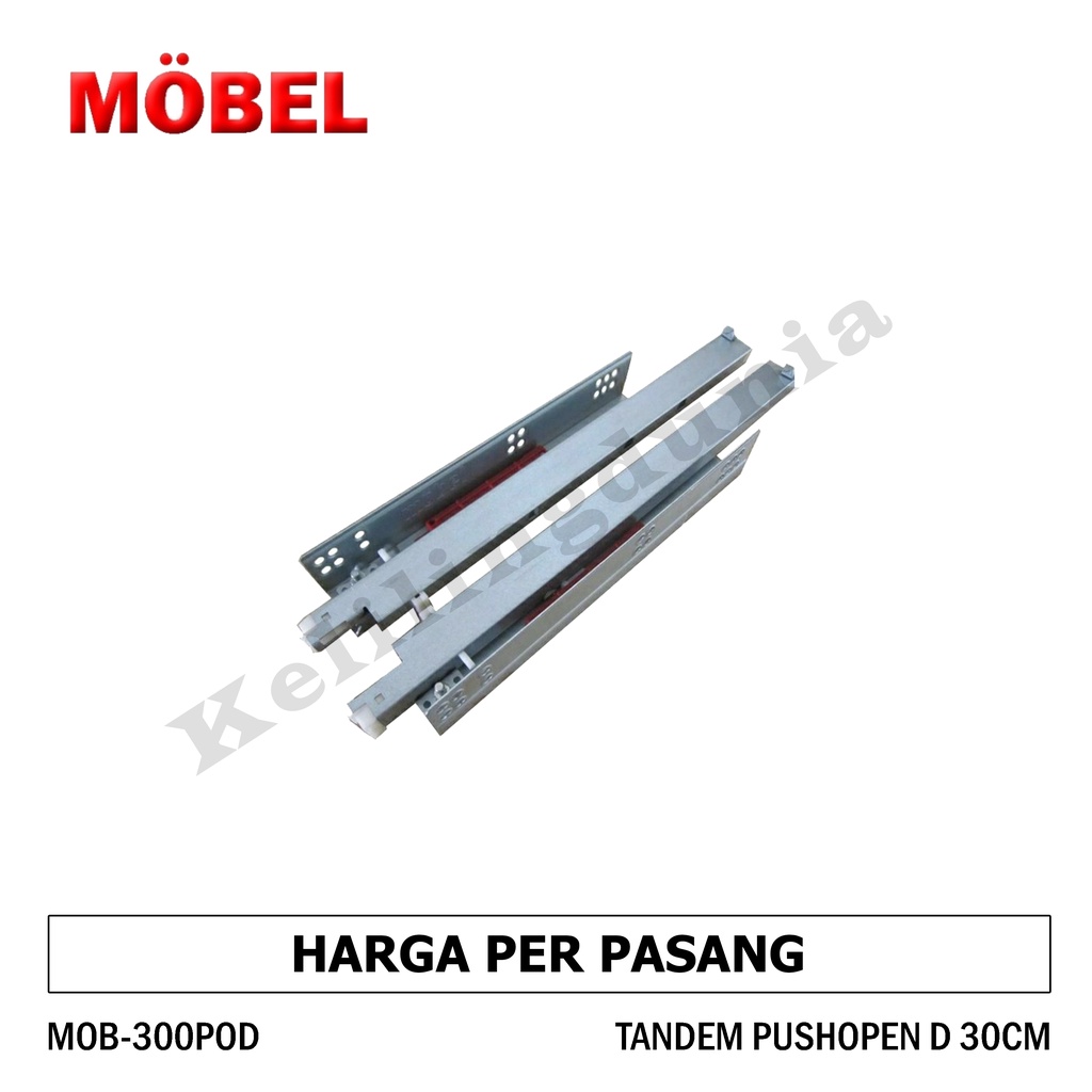 Jual Rel Laci Tanam Tandam Push to Open Tekan Keluar 30cm merek MOBEL ...