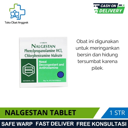 Jual NALGESTAN TABLET/OBAT HIDNG TERSUMBAT/BERSIN KARENA PILEK | Shopee ...