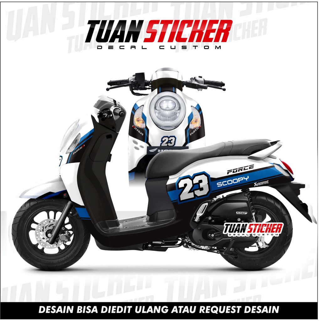 Jual Sticker Striping Decal New Scoopy 2021 Sticker New scoopy 2021 ...