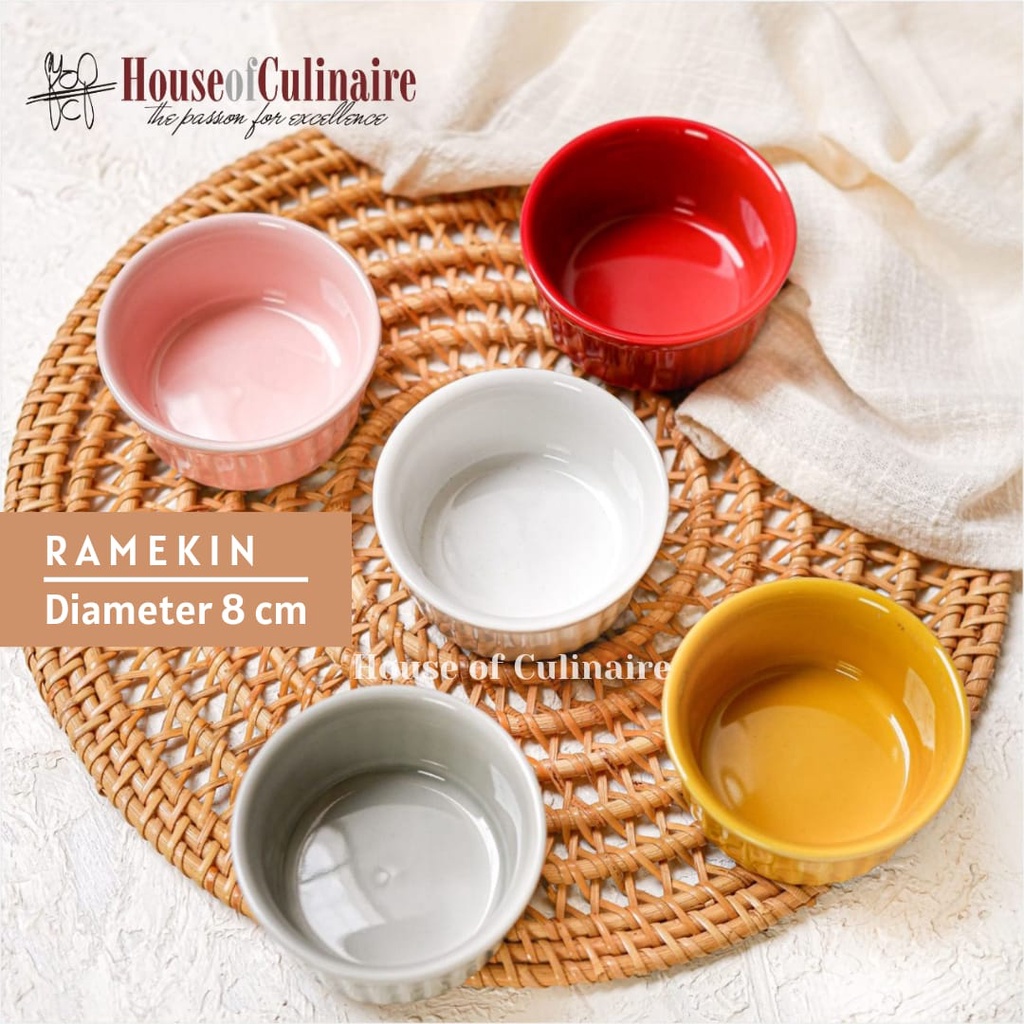 Jual Ramekin Bowl 8 cm Oven Safe Keramik Porselen Souffle Creme Brulee | Shopee Indonesia