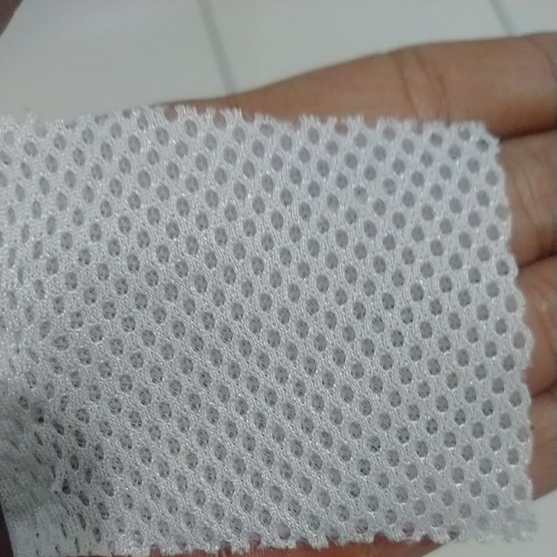 Jual Kain sanwit/jala mesh/kain jaring hitam putih | Shopee Indonesia