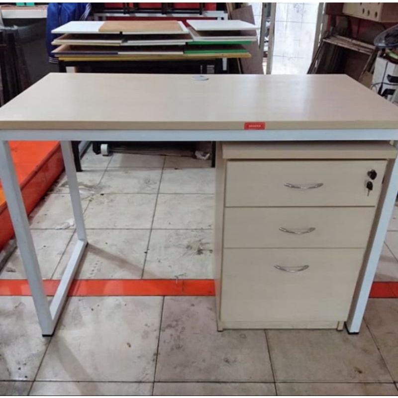 Jual meja laci,meja kerja,meja kantor,nakas drawer | Shopee Indonesia