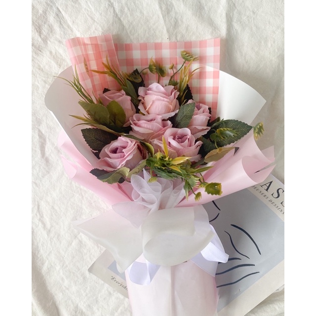 Jual KOREAN BUKET BUNGA AESTHETIC BUKET BUNGA WISUDA BUKET BUNGA KOREA ...