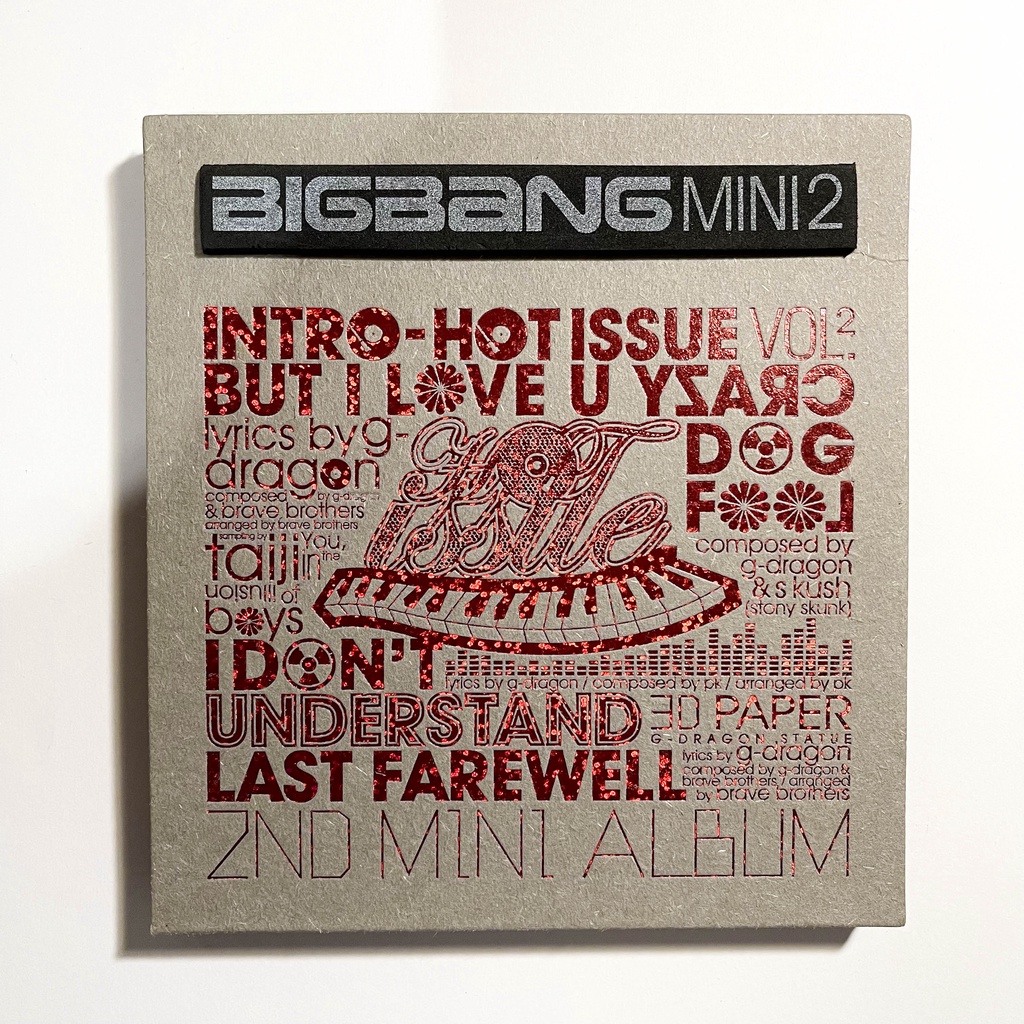 Jual BIGBANG Second Mini Album Hot Issue CD Album Kpop Unsealed | Shopee Indonesia