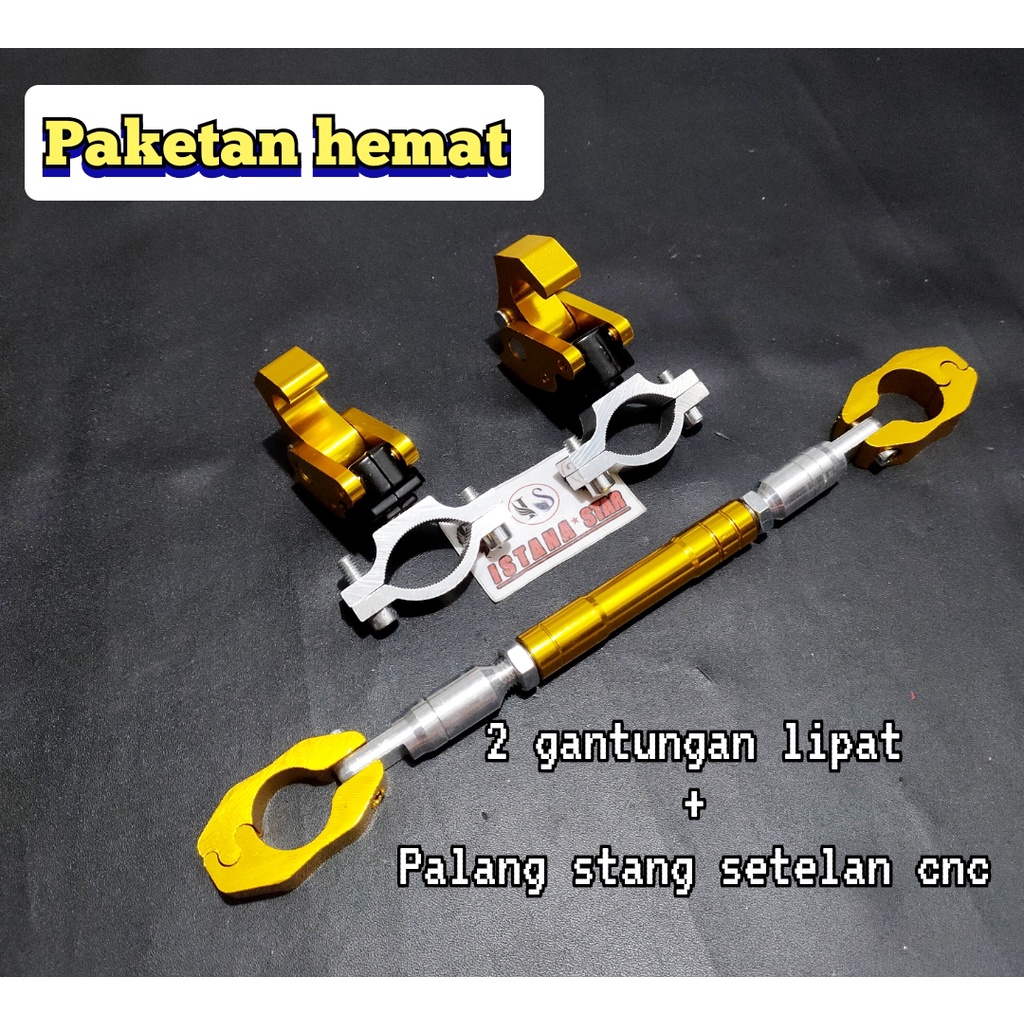 Jual Paket gantungan barang pcx 2pcs + Stabilizer stang two tone ...