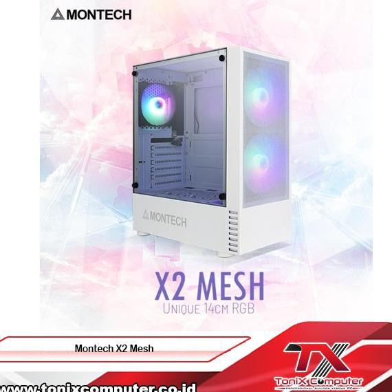 Jual Montech X2 Mesh Black / White - Casing Pc Gaming | Shopee Indonesia