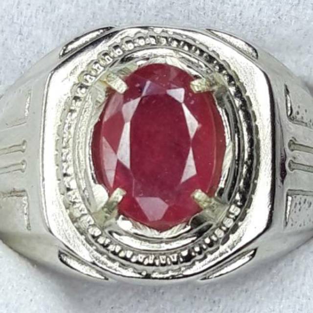Jual BATU CINCIN PERMATA MERAH RUBY CUTTING | Shopee Indonesia