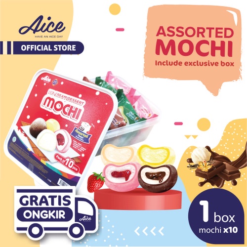 Jual Aice - Mochi Assorted 10s x 6 pack | Shopee Indonesia