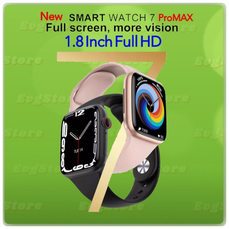 Jual Smart Watch 7 Pro Max Series 7 | Custom Watch Face | Bluetooth ...