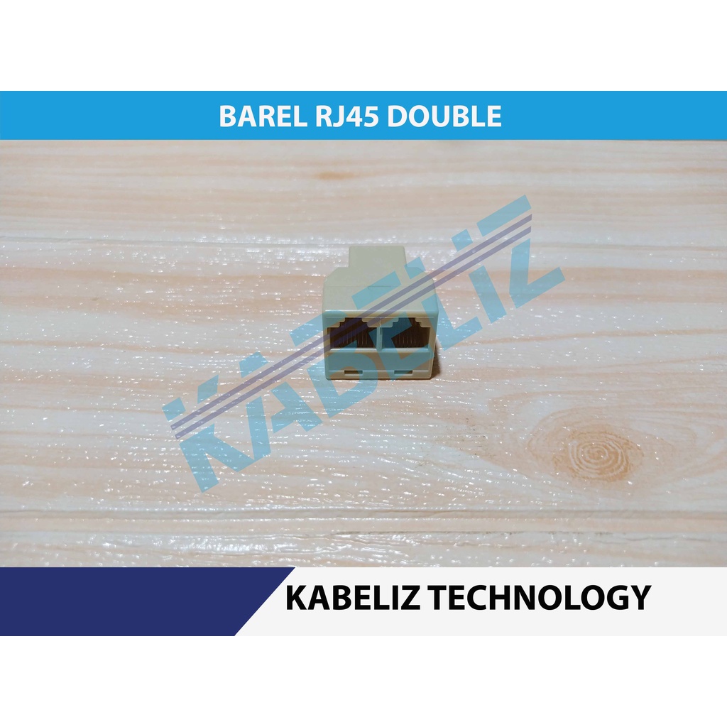 Jual BAREL SAMBUNGAN RJ45 KONEKTOR SAMBUNGAN RJ45 CONNECTOR DOUBLE LAN ...