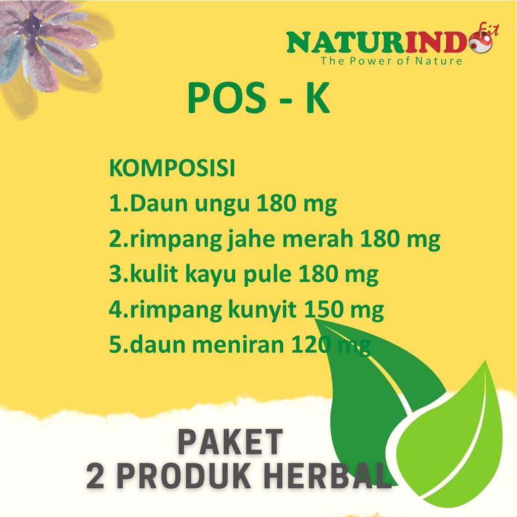 Jual Paket 2 Hebal naturindo jamu saraf kecetit, radang otot, radang ...
