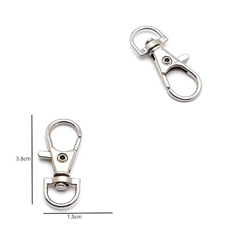 Jual SATUAN!!CANTELAN TALI LANYARD BESI CORAN ANTI KARAT UKURAN 1,5 CM ...