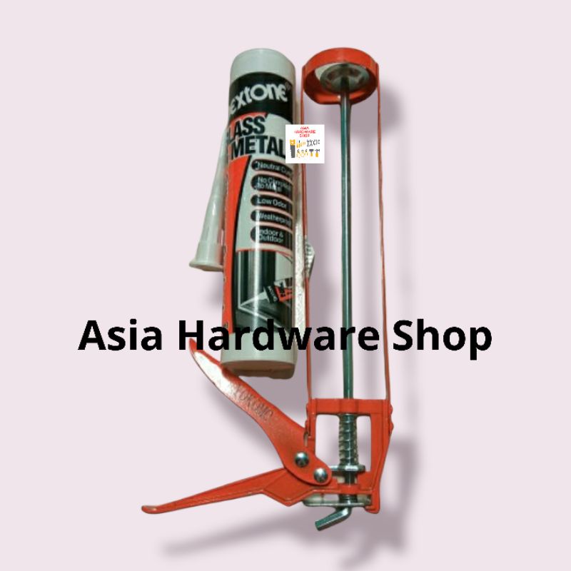 Jual Paket Tembakan Lem Kaca Sealant Lem Silicone Netral Glass & Metal ...