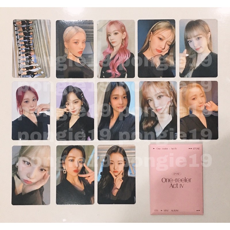 Jual OFFICIAL IZ*ONE ONE - REELER BENEFIT SPECIAL PHOTOCARD SIGNED | Shopee Indonesia