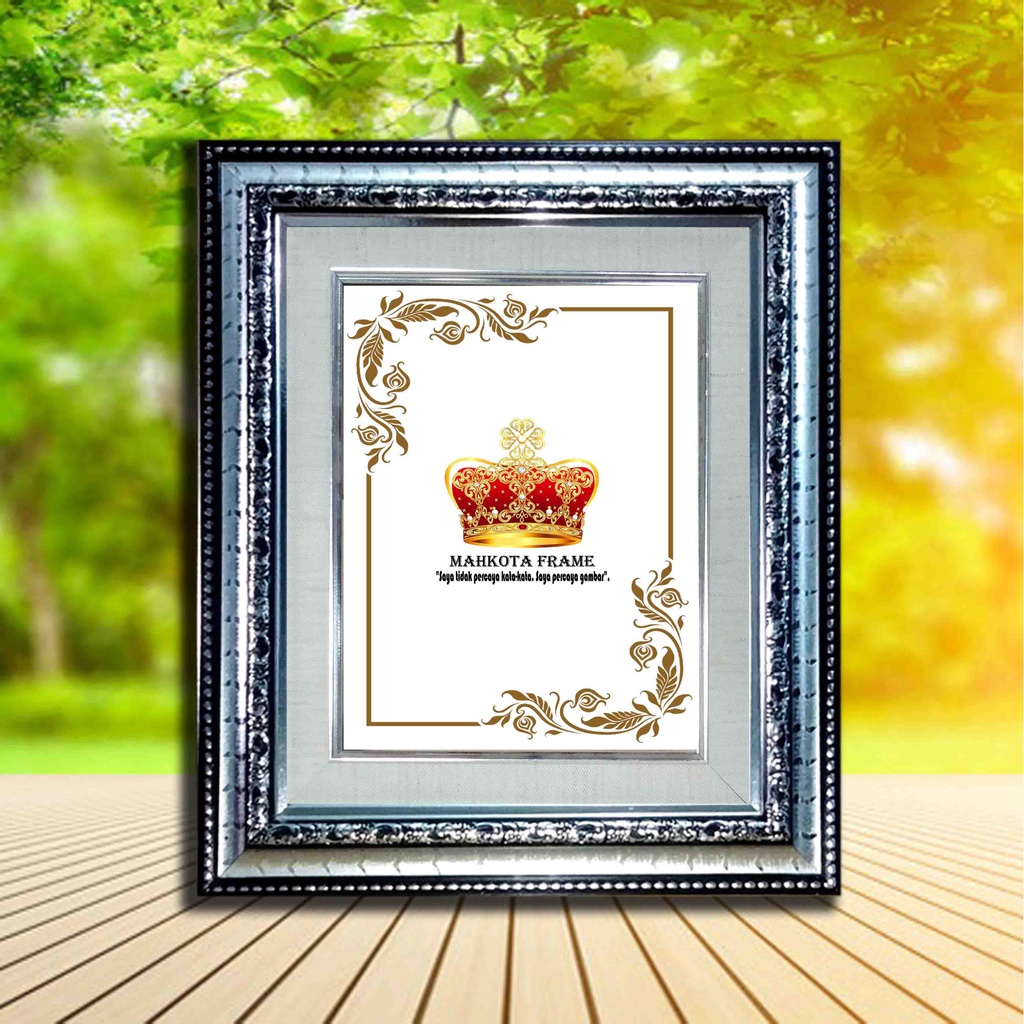 Jual Bingkai Frame 12R FS16 30x40 linen ukir, gold,silver,Putih gold ...