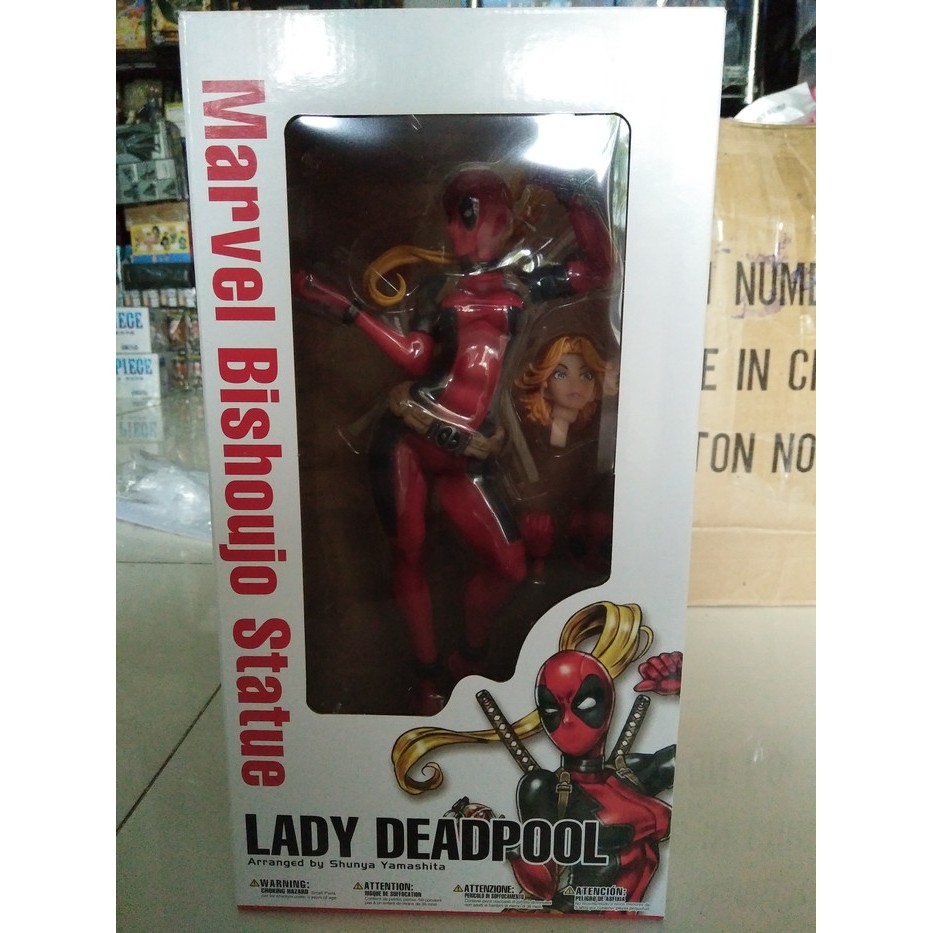 Jual PVC Marvel Bishoujo Statue Lady Deadpool include optional face NEW ...