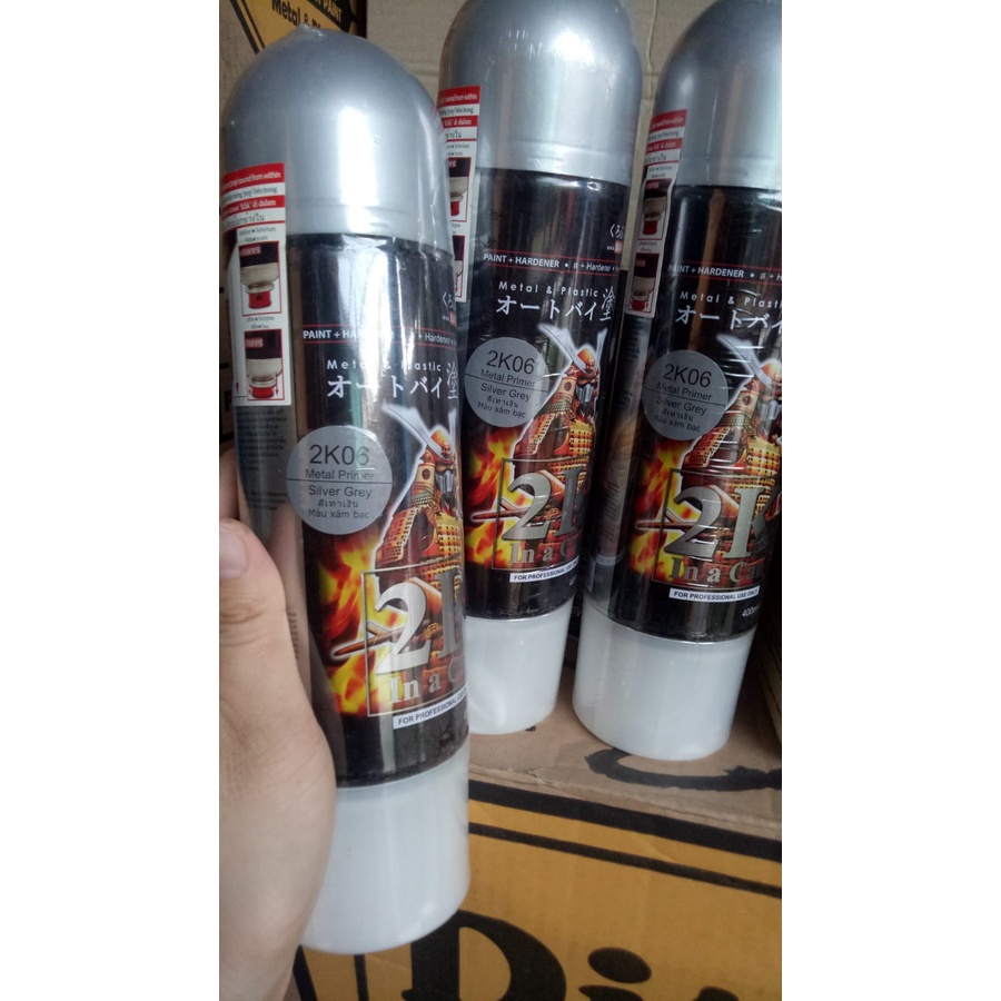 Jual cat semprot samurai pilok pilox samurai epoxy metal metal primer ...