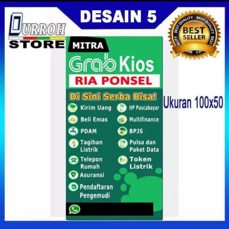 Jual Spanduk Grabkios | Shopee Indonesia