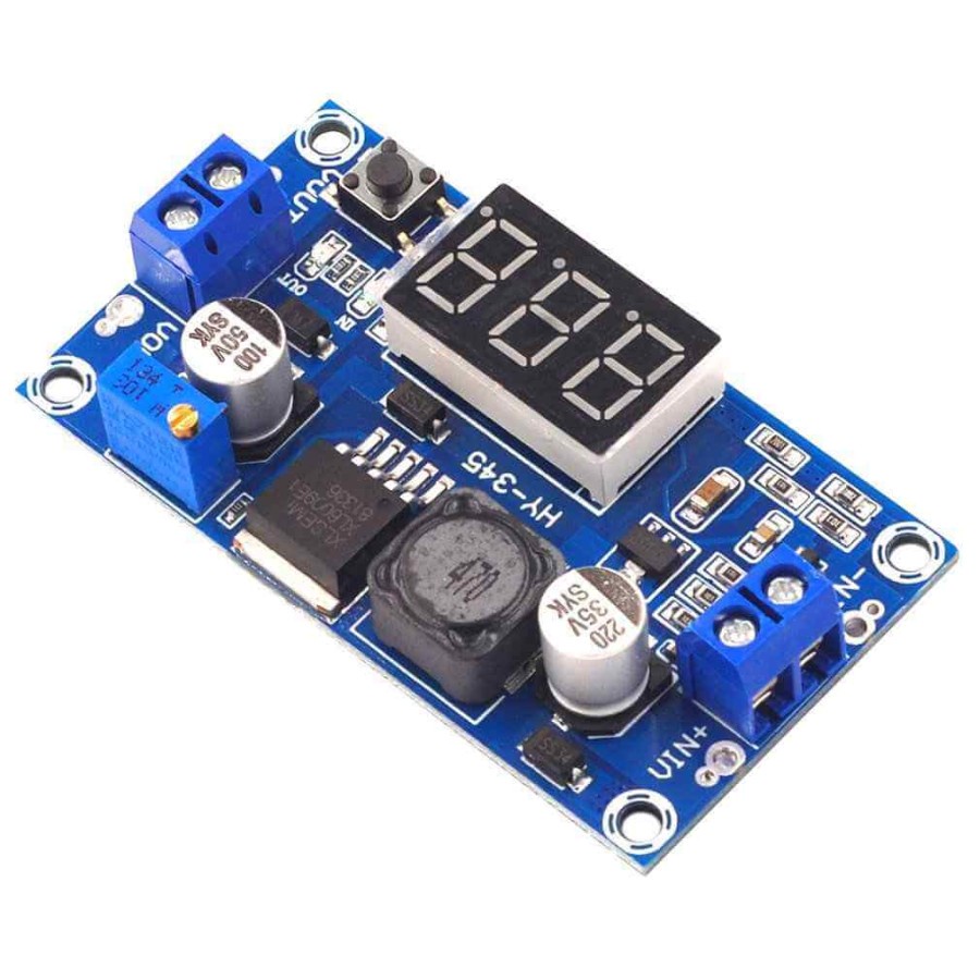 Jual XL6009 Step-Up DC-DC Converter Module with Display Modul StepUp DC ...